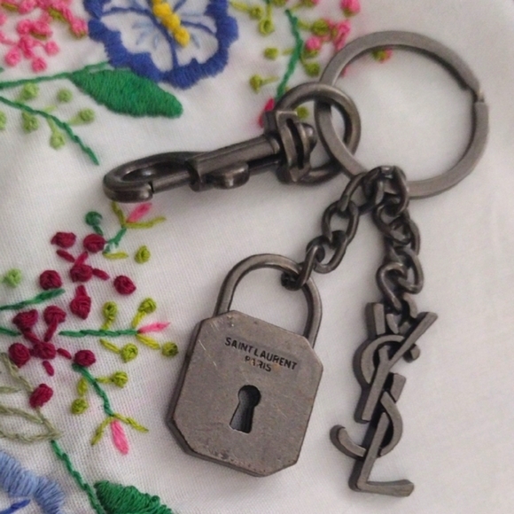 Yves Saint Laurent | Accessories | Yves Saint Laurent Keychain With ...